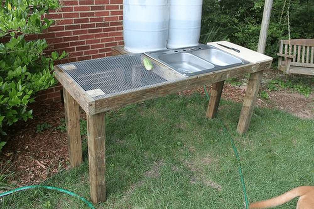 DIY Veggie Washing Station: 6 Strong Benefits – The garden!