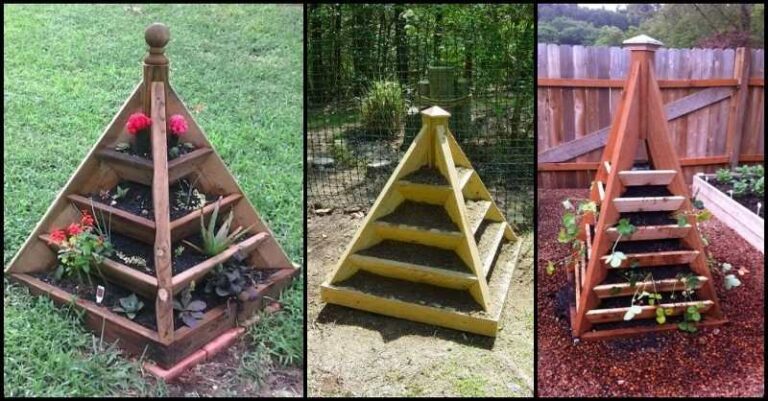 Build A Great Strawberry Pyramid Planter in 4 Steps!