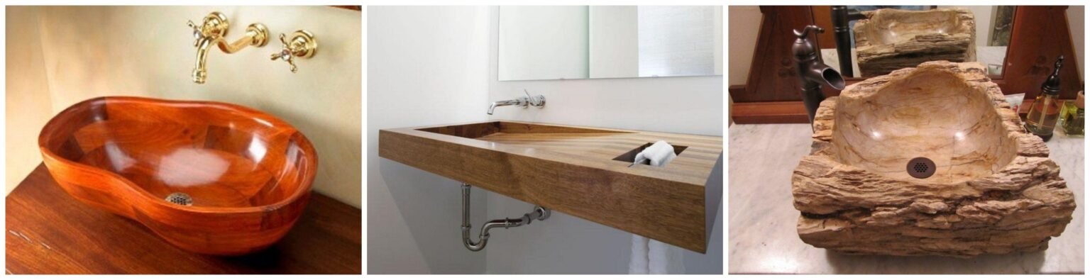 Beautiful Timber Bathroom Basins- The Owner-Builder Network